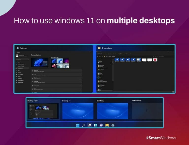 How To Use Windows 11 Multiple Desktops Useful Guide Smartwindows