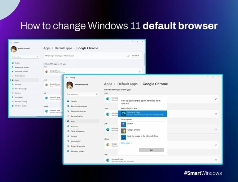 How to Change Windows 11 Default Browser - Useful Guide - SmartWindows